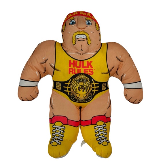 Wwf | Other | Vintage 9s Wwf Hulk Hogan Rules Wrestling Plush Figure ...